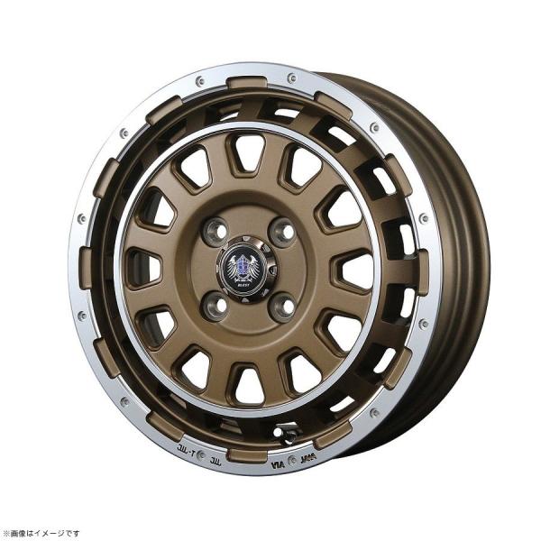 メーカー名：ブレスト商品名：バーンズテック DH ストリームサイズ：15インチ 5.0J +45 4-100カラ―：セミグロスブロンズ付属品：センターキャップ、エアーバルブ離島、沖縄を除き、4本で送料無料　1本から3本は￥2,200（税込）...