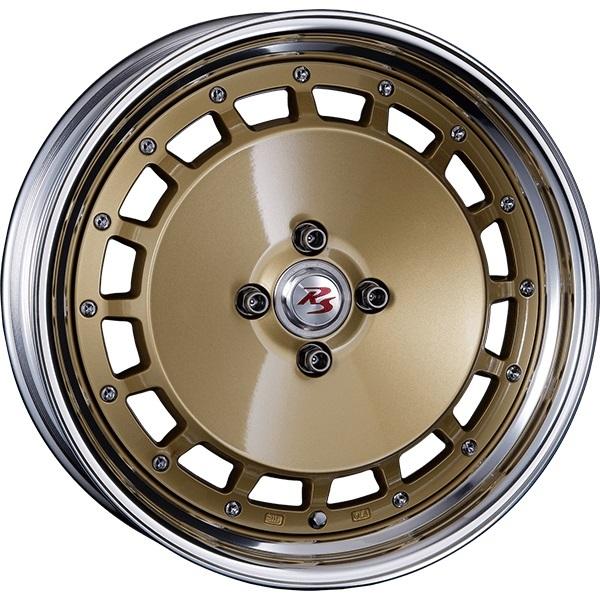 メーカー名：クリムソン商品名：RS DP CUP モノブロックサイズ：16インチ 6.5J +35 4-98カラ―：ゴールド/ポリッシュリップ付属品：センターキャップ　ストレートバルブ離島、沖縄を除き、4本で送料無料　1本から3本は￥2,2...