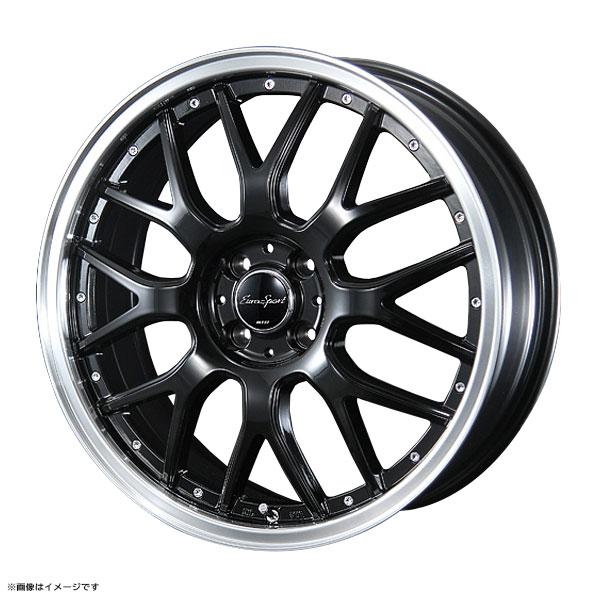 メーカー名：ブレスト商品名：ユーロスポーツ タイプ 815サイズ：17インチ 7.0J +42 4-100カラ―：グロスブラック付属品：センターキャップ、エアーバルブ離島、沖縄を除き、4本で送料無料　1本から3本は￥2,200（税込）※ナッ...