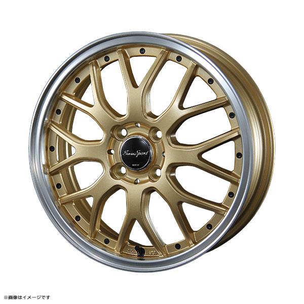 メーカー名：ブレスト商品名：ユーロスポーツ タイプ 815サイズ：16インチ 6.0J +40 4-100カラ―：セミグロスゴールド付属品：センターキャップ、エアーバルブ離島、沖縄を除き、4本で送料無料　1本から3本は￥2,200（税込）※...