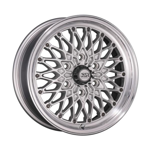 メーカー名：SSR商品名：フォーミュラーメッシュ HCサイズ：17インチ 6.5J +38 6-139.7カラ―：シルバー付属品：センターキャップ、エアーバルブ離島、沖縄を除き、4本で送料無料　1本から3本は￥2,200（税込）※ナットは付...