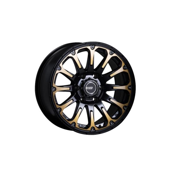 メーカー名：SSR商品名：ディバイド FTサイズ：17インチ 8.0J +20 6-139.7カラ―：ディープゴールド付属品：センターキャップ、エアーバルブ離島、沖縄を除き、4本で送料無料　1本から3本は￥2,200（税込）※ナットは付属し...