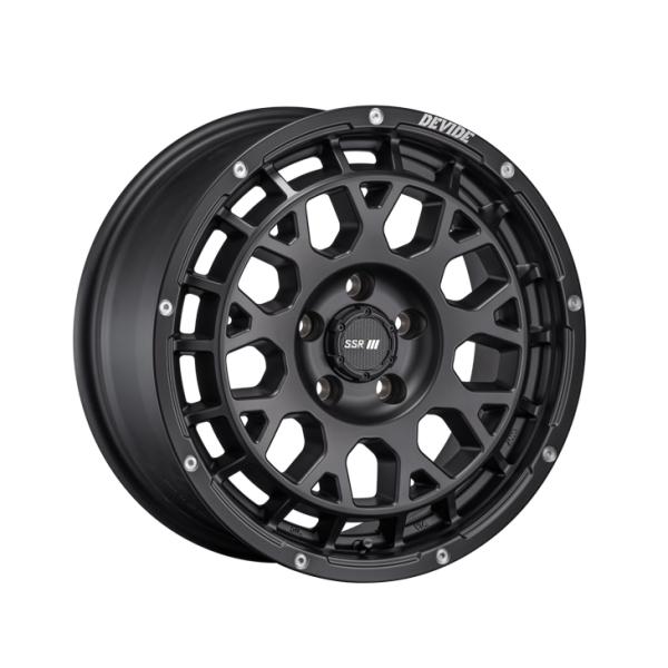 メーカー名：SSR商品名：ディバイド G:Mサイズ：16インチ 6.5J +48 6-139.7カラ―：フラットブラック付属品：センターキャップ、アルミエアーバルブ、ステッカー離島、沖縄を除き、4本で送料無料　1本から3本は￥2,200（税...