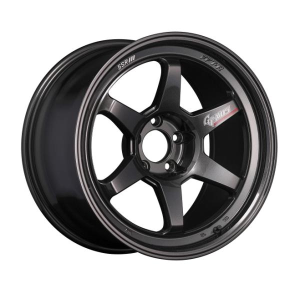 メーカー名：SSR商品名：GTX05 DRエディションサイズ：18インチ 10.5J +15 5-114.3カラ―：プリズムダークガンメタ付属品：アルミエアーバルブ、GTX05スポークステッカー離島、沖縄を除き、4本で送料無料　1本から3本...