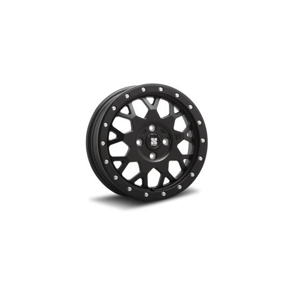 メーカー名：MLJ商品名：エクストリームJ XJ04サイズ：14インチ 4.5J +43 4-100カラ―：サテンブラック付属品：センターキャップ一式 TR-413エアーバルブ離島、沖縄を除き、4本で送料無料　1本から3本は￥2,200（税...