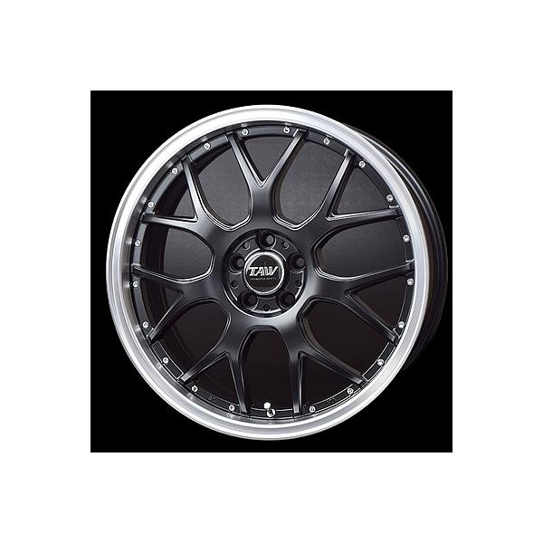 メーカー名：トライアルファ商品名：レオウィング M7サイズ：17インチ 7.0J +45 5-114.3カラ―：セミグロスブラック・リムポリッシュ付属品：センターキャップ、エアーバルブ離島、沖縄を除き、4本で送料無料　1本から3本は￥2,2...