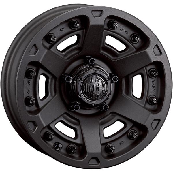 メーカー名：クリムソン商品名：マーテルギア アーマーサイズ：16インチ 5.5J +20 5-139.7カラ―：ショットガンブラック付属品：センターキャップ（装着は可能ですがフェンダーより突出します）、エアーバルブ離島、沖縄を除き、4本で送...