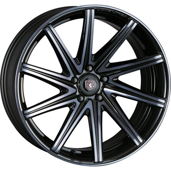 メーカー名：クリムソン商品名：クラブリネア ロッシ FFサイズ：19インチ 8.0J +50 5-114.3カラ―：ダーククリア付属品：センターキャップ（ブラック ）アルミストレートバルブ（ブラック）ナットアダプター（ホイール4本に1個）離...