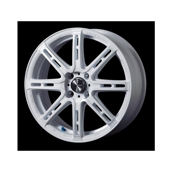 メーカー名：コーセイ商品名：セネカ RP08サイズ：16インチ 6.0J +50 4-100カラ―：パールホワイト付属品：センターキャップ、バルブ離島、沖縄を除き、4本で送料無料　1本から3本は￥2,200（税込）※ナットは付属しません。　