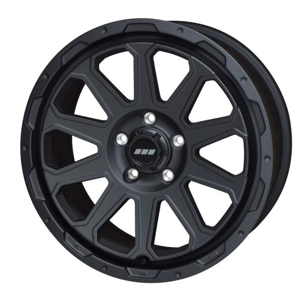 メーカー名：トライアルファ商品名：レオウィング クロスヴェイルサイズ：17インチ 7.0J +35 5-114.3カラ―：マットブラック付属品：センターキャップ（オーナメントカラー2色付）、エアーバルブ離島、沖縄を除き、4本で送料無料　1本...