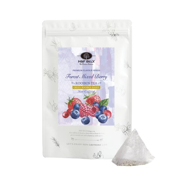 気分転換に爽やかなミックスベリーの香り♪さっぱりとした味わいのグリーンルイボスをベースに、ミックスベリーフレーバーをブレンド。ブルーベリーの香りがふわっと香り、ラズベリーや、クランベリーの甘酸っぱさも感じる仕上がりに。＜H＆F BELXとは...