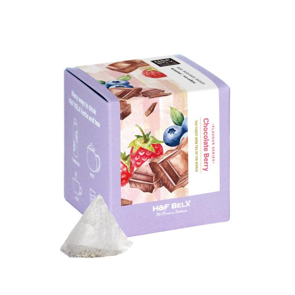 チョコの甘さとベリーの香りが相性抜群！濃厚なチョコレートフレーバーにベリーの甘酸っぱさが溶け込み、カフェのようなリッチなドリンクに早変わり！＜H＆F BELXとは＞渋谷ヒカリエをはじめとした関東・中部・関西など全国に出店するルイボスティー＆...