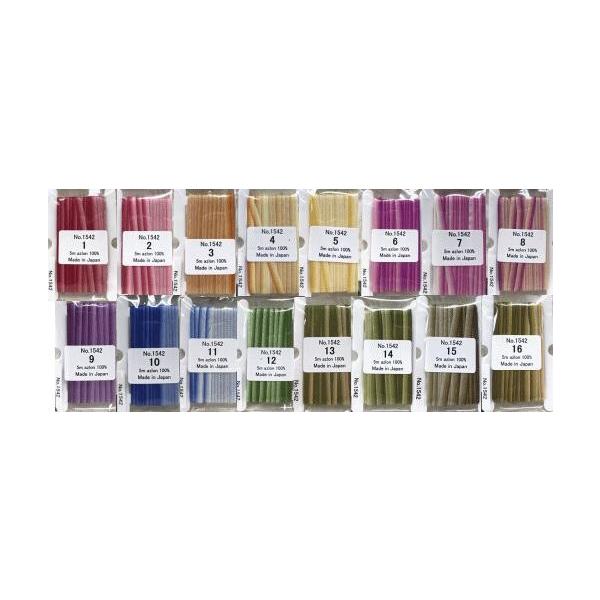 刺繍用リボン　グラデーション*サイズ* 4mm巾×5m ※生産時の仕上げにより多少前後する場合がございます。*カラー*Col.1 Col.2 Col.3 Col.4Col.5 Col.6 Col.7 Col.8Col.9 Col.10 Co...