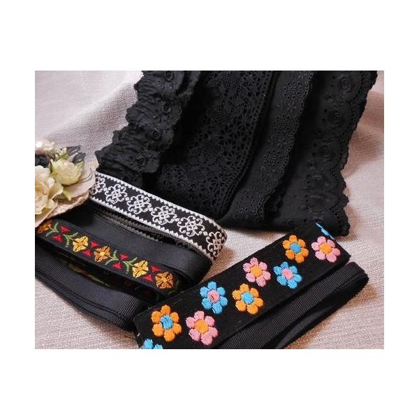 【セット内容】 *レース*綿レース・フリルレース・チュールレースなど*テープ*チロルテープ・ニットテープなど*リボン*サテンリボン・グログランリボンなどの中からご用意できるものでセットしております。基本的にレース4点・リボン3点・テープ3点...