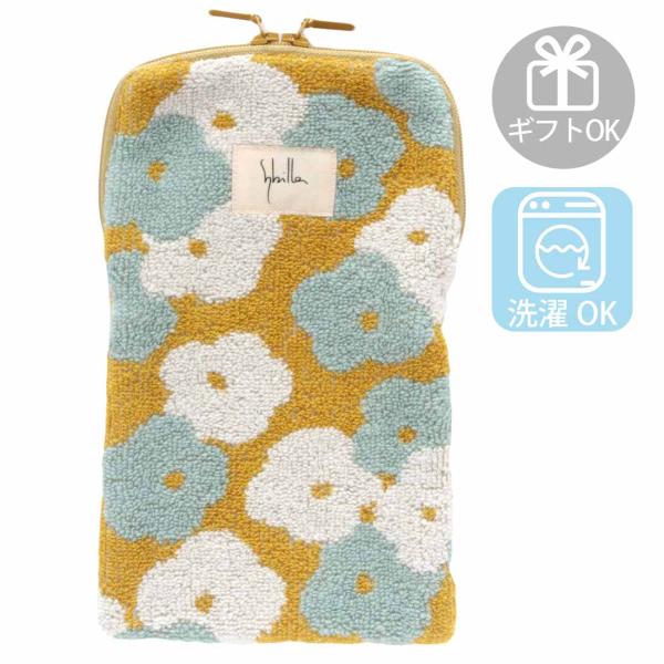 約13×21cm綿100％中国製デザイン名はMemoria：メモリア（スペイン語で・思い出）穏やかな幼少期の甘い思い出のような印象のデザインです。シビラブランドのアーカイブスより選びました。ペットボトルや歯ブラシなどを入れるのに便利なアイテ...