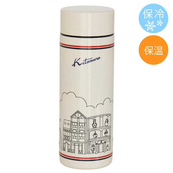 サイズ：タテ約16.9cm ヨコ約5.8cm マチ約5.8cm容量：約300ml胴部（外側）：ステンレス鋼フタ（外側）：ステンレス鋼胴部（内側）：ステンレス鋼フタ（内側）：ポリプロピレン飲み口　　　：ポリプロピレンパッキン　　：シリコーンゴ...