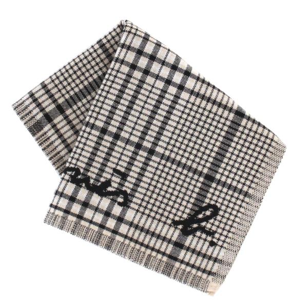 約24×24cmポリエステル75％　綿25％日本製マイクロファイバーＷフェイスチェックにアニエスベー らしい大胆なロゴを施したデザイン。ビジネス・カジュアルに兼用できる色使いです。■こんなシーンに！成人式 成人祝い 入園祝い 入学祝い 卒園...