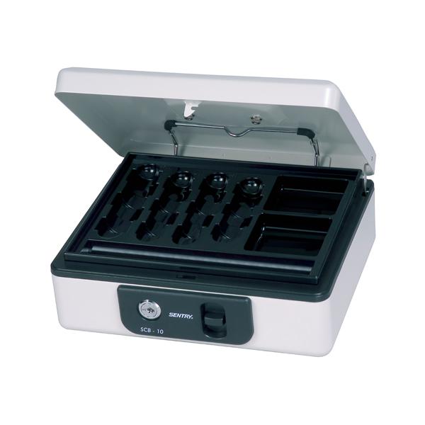 カラー：ライトグレー本体サイズ（約）：[外寸]幅23X奥19.2X高9cm　[内寸]幅20.8X奥15.9X高6cmパッケージサイズ（約）：幅23.5X奥20.4X高9.6cm重量・容量（約）：質量：1.37Kg付属品：鍵2本、取扱説明書素...