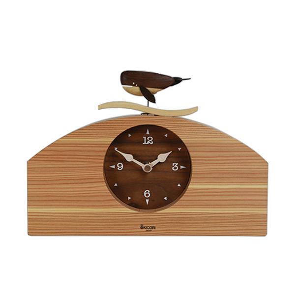 本体サイズ（約）：幅300×奥60×高210mm 重量（約）：1.5kg素材：カラ松、ナラ、神代ニレ他 使用電源：単3電池×2本保証期間：お買い上げ日より1年間