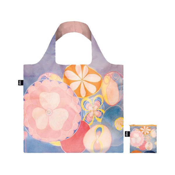 デザイン：ヒルマ・アフ・クリント/チャイルドフードサイズ（約）：［トートバッグ］縦42×横50cm　［持ち手］長27cm　：［ポーチ］縦11.5×横11.5cm重量（約）：［トートバッグ］50g　［ポーチ］5g耐荷重（約）：20kg素材：リ...