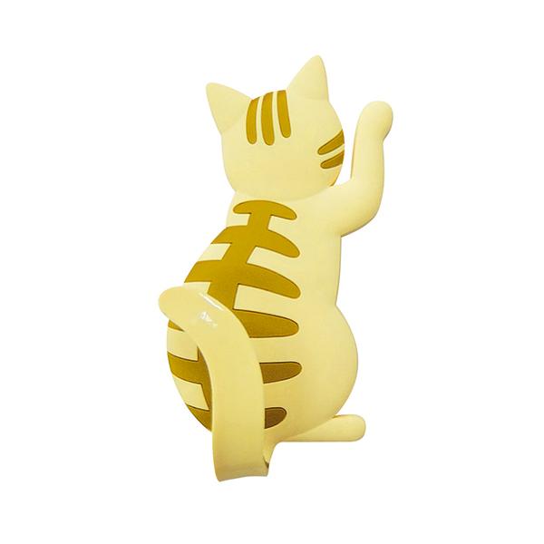 シリーズ：茶トラサイズ：［本体］幅52×奥5×高143mm　［マグネット］径10×厚1mm　［芯材鉄板］厚0.6mmパッケージサイズ（約）：幅87×奥8×高185mm入数：1個重量（約）：20g素材：［本体］PVC（印刷無）耐荷重（約）：2...