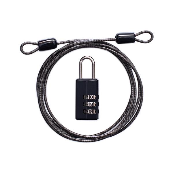 カラー：ブラック本体サイズ（約）：幅2×高6cm（掛け金含む）　［ワイヤー］長150cm