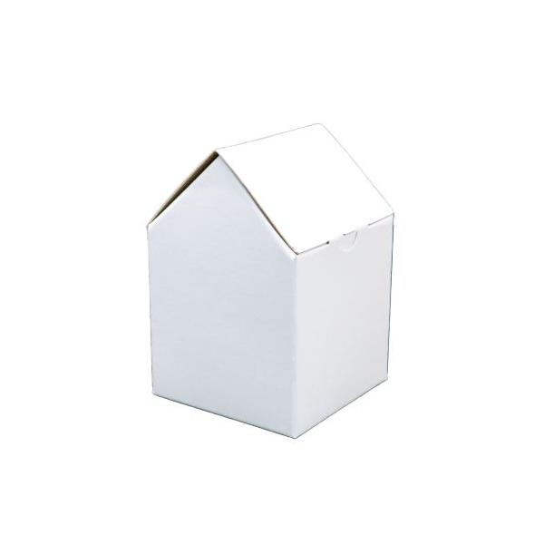 デザイン：ハウス型BOX100本体サイズ（約）：幅100×奥100×高145mm素材：段ボール入数：2枚