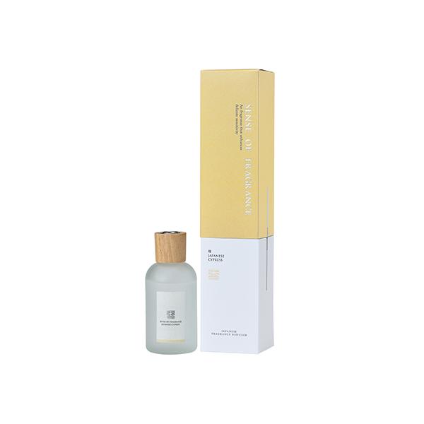 香り：檜本体サイズ（約）：幅5×奥5×高26cm内容量（約）：100ｍL本数：１本付属品：ラタンスティック5本、木製キャップ