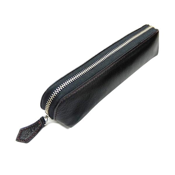 カラー：ブラック×ワイン本体サイズ（約）：幅190×高50×奥50mm素材：牛革