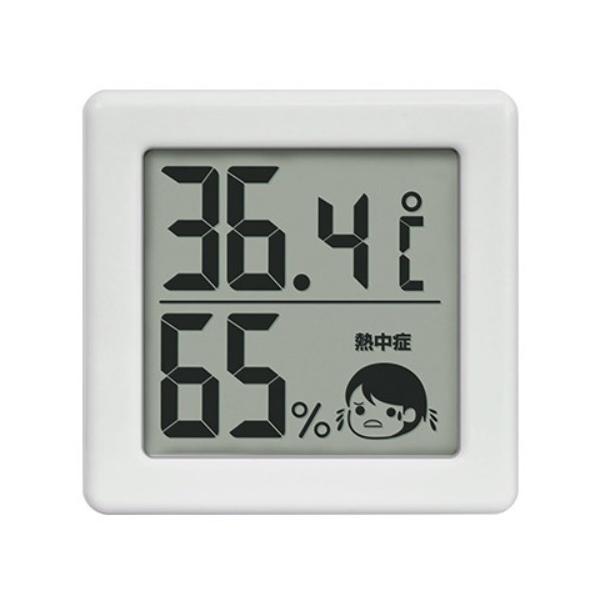 本体サイズ（約）：幅5.6cm×奥2.1cm×高5.5cm重量（約）：40g測定範囲：温度　−10〜50度　湿度　10〜99％保証期間：1年間（保証書有）使用電源：単四電池1本使用（テスト電池付属）素材：［本体］ABS樹脂