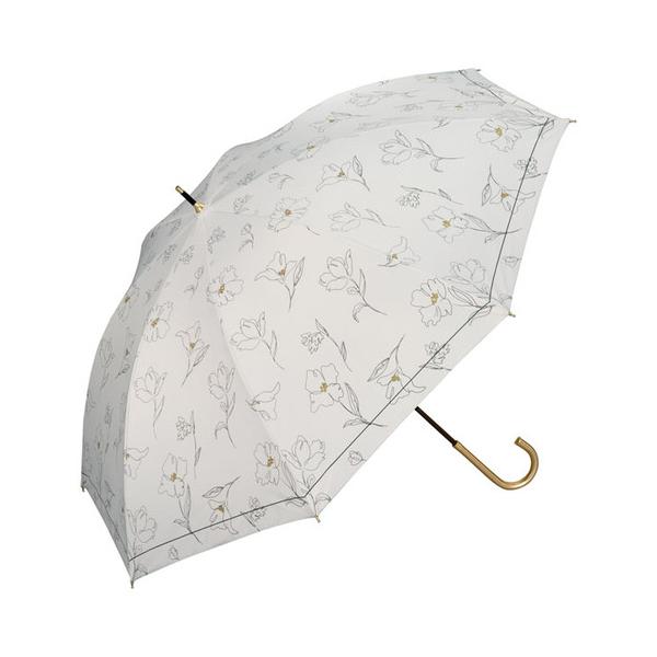 型番：81−16015−101カラー：オフ本体サイズ（約）：［親骨］55cm　［使用時］径96×長75cm重量（約）：330g開閉種類：手開き式素材：［生地］ポリエステル100％（PUコーティング）　［手元］フェイクレザー