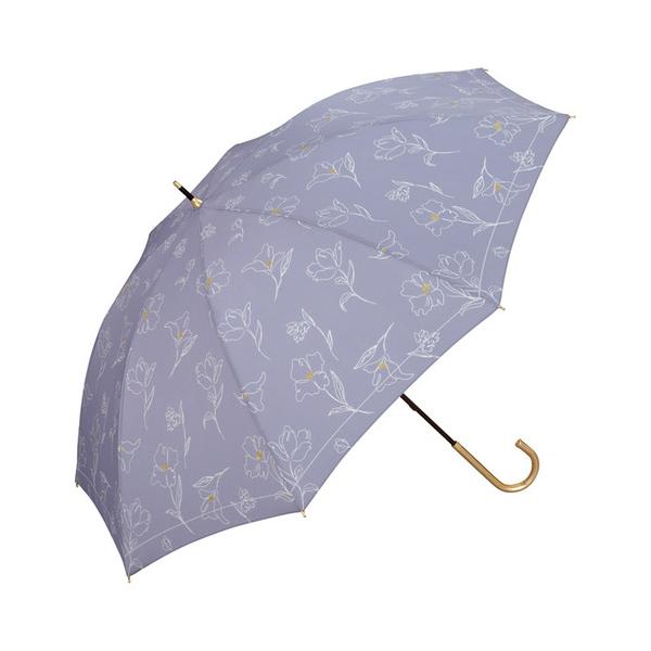 型番：81−16015−101カラー：ブルーグレー本体サイズ（約）：［親骨］55cm　［使用時］径96×長75cm重量（約）：330g開閉種類：手開き式素材：［生地］ポリエステル100％（PUコーティング）　［手元］フェイクレザー