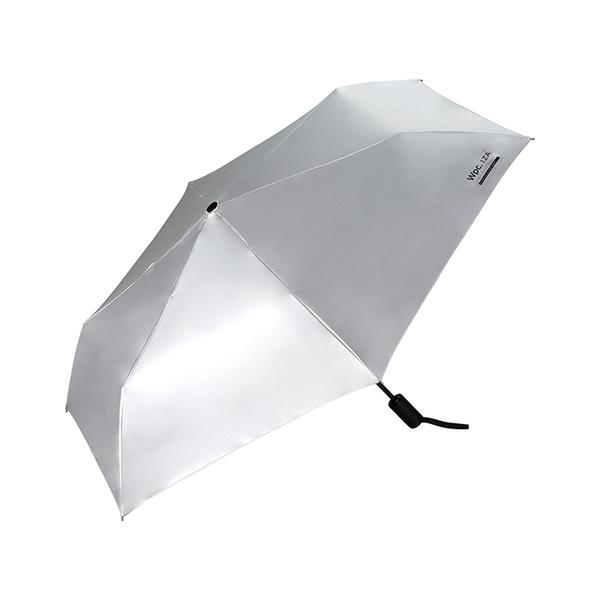 カラー：シルバー本体サイズ（約）：［親骨］長54cm　［使用時］径98×長56cm　：［収納時］幅7×奥3×高28cm重量（約）：325g開閉種類：自動開閉素材：ポリエステル100％