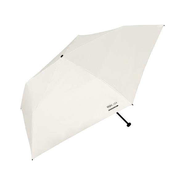 カラー：オフ本体サイズ（約）：［親骨］長50cm　［使用時］径80×長49cm　：［収納時］幅5×奥3×高21cm重量（約）：128g開閉種類：手開き式素材：ポリエステル100％