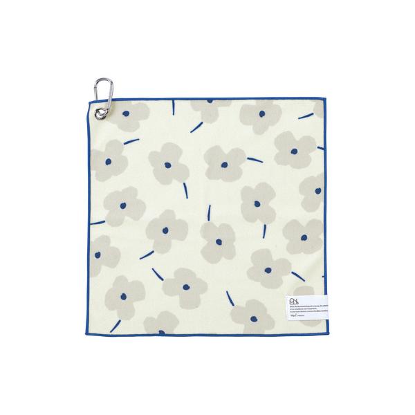 型番：H22−372−204カラー：メリーフラワーオフ本体サイズ（約）：縦30×横30cm重量（約）：50g素材：［本体］ポリエステル100％　［カラビナ］アルミ