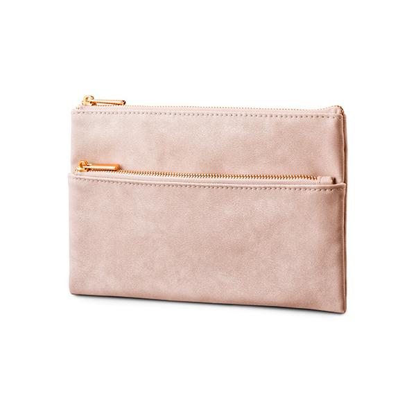 カラー：グレージュ本体サイズ（約）：幅210×高130mm素材：合成皮革、ポリエステル