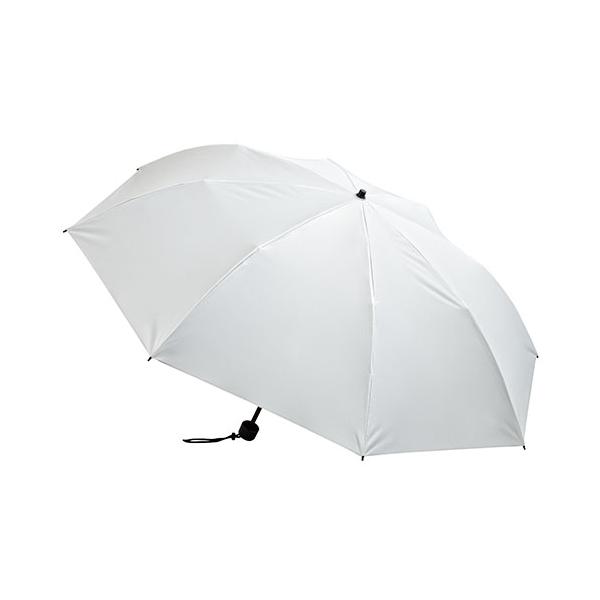 カラー：ホワイト本体サイズ（約）：［親骨］60cm　［収納時］全長36cm　：［使用時］径106×長64.5cm重量（約）：220g親骨数：8本素材：［生地組成］ポリエステル100％［親骨］カーボン原産国：中国