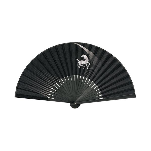 柄：うま本体サイズ（約）：長22cm  素材：［扇子］綿、竹