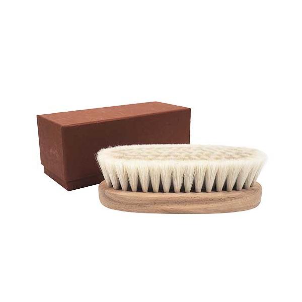 本体サイズ（約）：幅13.5×奥5.5×高4.5（毛丈2.8）cm素材：山羊毛（超ソフト）、天然木