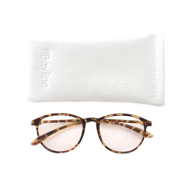 カラー：[本体］デミブラウン　[ケース］ホワイト本体サイズ（約）：[レンズ］幅約50mm×高40mm　[フレーム］幅135mm×高44mm　：[ツル]約140mm　[ケース]幅168mm×高80mm重量（約）：[本体］14g　[ケース］27...