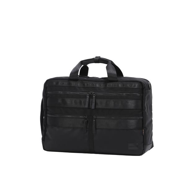 カラー：ブラック本体サイズ（約）：幅44×奥13〜18×高30cm、［クッションポケット］縦27×横38cm重量（約）：1200g（付属物含まず）ポケットの数：［外側］2、［内側］5素材：コーデュラre/cor840Dナイロン付属品：ショル...