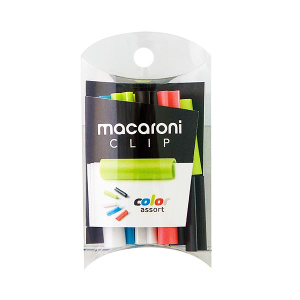 カラー：ホワイト、ピンク、ブルー、グリーン、ブラック本体サイズ（約）：径8×長30mmパッケージサイズ（約）：幅50×奥20×高95mm素材：ポリアセタール入数：15個（各色3個入）原産国：日本