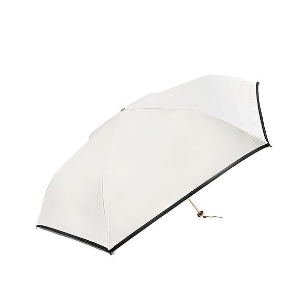 カラー：アイボリー本体サイズ（約）：［収納時］縦24×横5cm　［親骨］55cm　［直径］101cm重量（約）：252g親骨数：6素材：ポリエステル100％