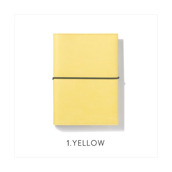 カラー：イエロー本体サイズ（約）：縦194×横135×厚17mmページ数：310ページ中面仕様：［月間］ブロック　［週間］バーチカル六曜表記：あり表紙素材：PUレザー対応期間：［月間］2026年3月〜2027年4月　：［週間］2026年3月...
