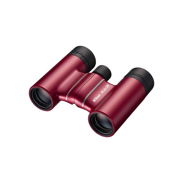 カラー：レッド本体サイズ（約）：幅10.4×奥8.7×高3.4cm重量（約）：195g付属品：ケース×1、ネックストラップ×1、接眼キャップ×1