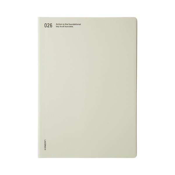 カラー：グリーン本体サイズ（約）：縦216×横153×厚6mmページ数：64ページ中面仕様：［月間］ブロック六曜表記：あり表紙素材：リサイクル塩ビ(PVC)対応期間：［月間］2025年9月〜2026年12月