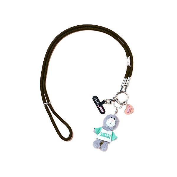 カラー：グレーキャット本体サイズ（約）：長140cm素材：［ストラップ／ナイロンアタッチメント］ナイロン　［フックパーツ／牛革金具］亜鉛合金