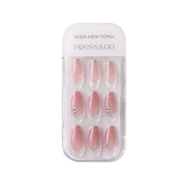 パッケージサイズ（約）：幅4.5×奥2.4×高9.8cmセット内容：［ネイルチップ］12サイズ／30枚入り　：［ネイルファイル］1本