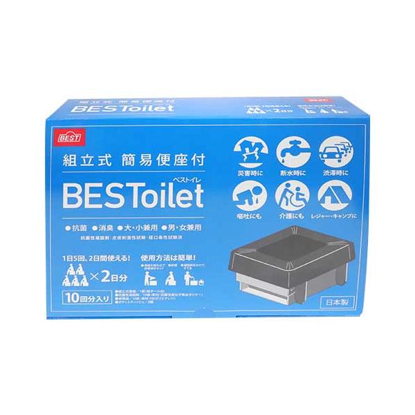 簡易便座サイズ（約）：幅19×奥26.5×高11cmパッケージサイズ（約）：幅26×奥18.7×高7cm使用可能日：1日5回×2日分保存可能年数：製造から約10年素材：［抗菌性凝固剤］抗菌性高分子吸水ポリマー　：［排便袋］HDポリエチレン