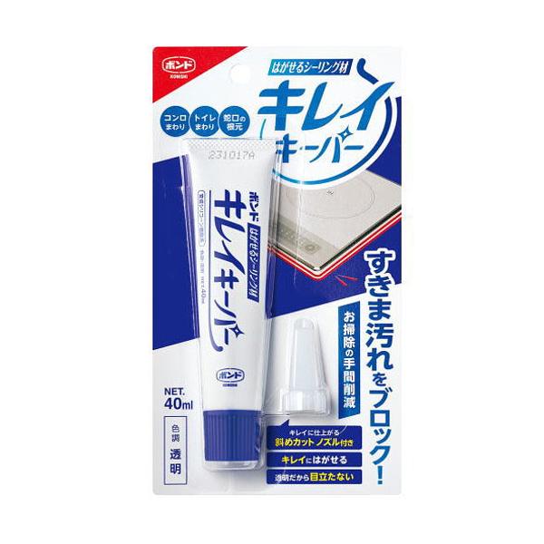 カラー：透明パッケージサイズ（約）：幅11×奥3×高19.6cm内容量（約）：40mL成分：変成シリコーン樹脂、他（100％）